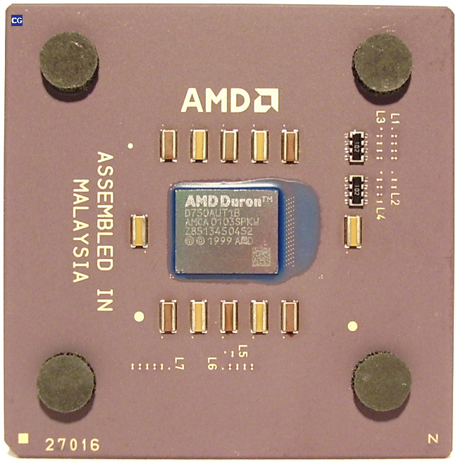 AMD Duron D750AUT1B Information | cpu-galerie.de