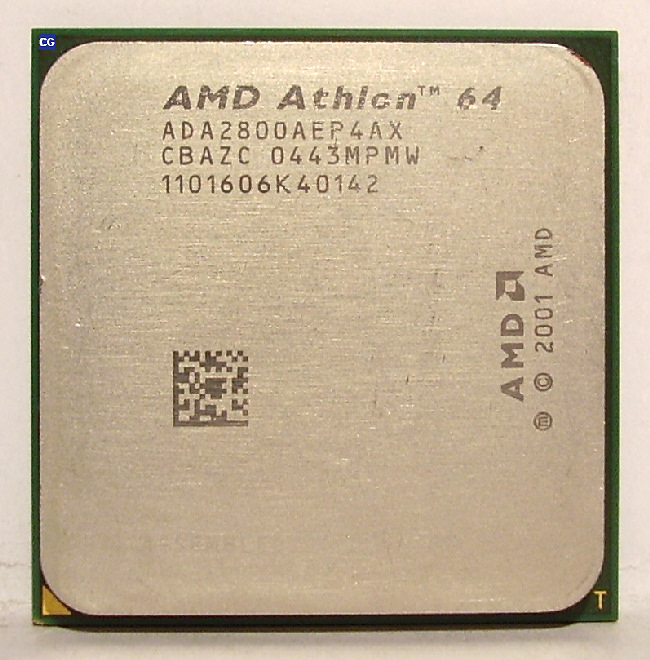 AMD K8 Athlon 64 2800+ - ADA2800AEP4AX / ADA2800AXBOX Information | cpu ...
