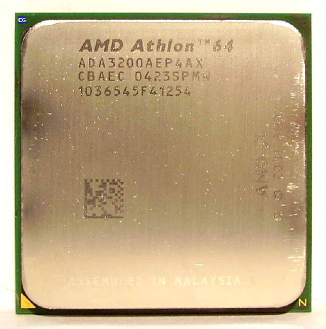 AMD K8 Athlon 64 3200+ - ADA3200AEP4AX / ADA3200AXBOX Information | cpu ...