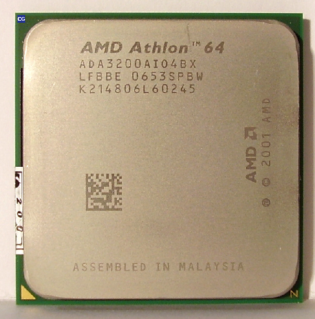AMD K8 Athlon 64 3200+ - ADA3200AIO4BX / ADA3200BXBOX Information | cpu ...