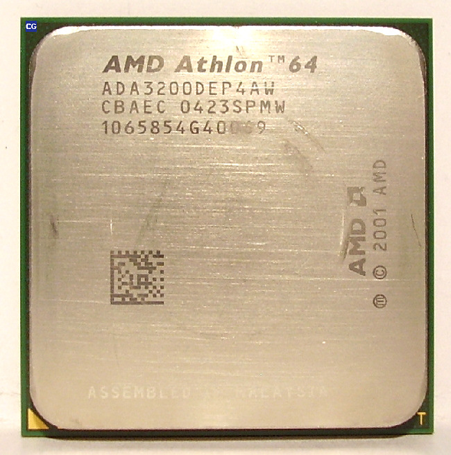 AMD K8 Athlon 64 3200+ - ADA3200DEP4AW / ADA3200AWBOX Information | cpu ...