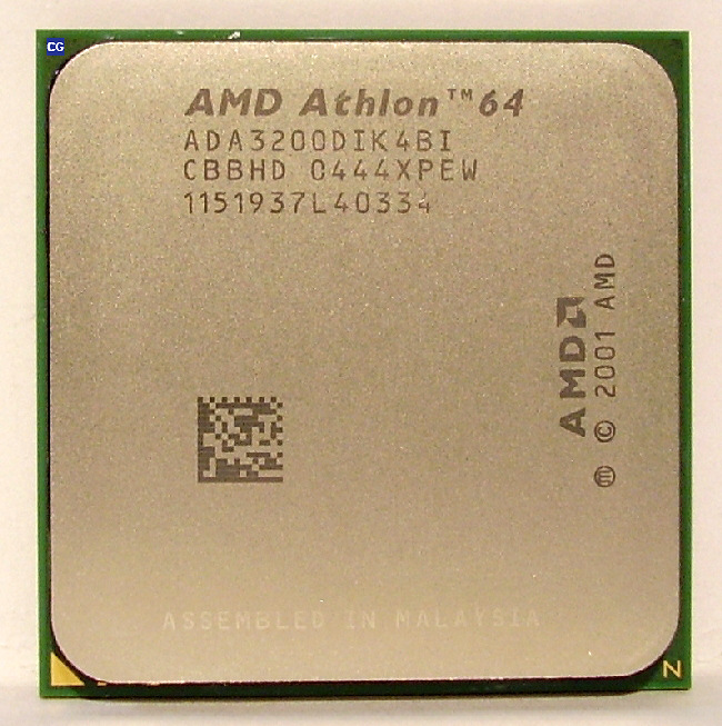 AMD K8 Athlon 64 3200+ - ADA3200DIK4BI / ADA3200BIBOX Information | cpu ...