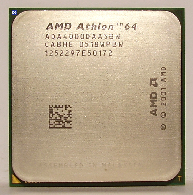 AMD K8 Athlon 64 4000+ - ADA4000DAA5BN / ADA4000BNBOX Information | cpu ...