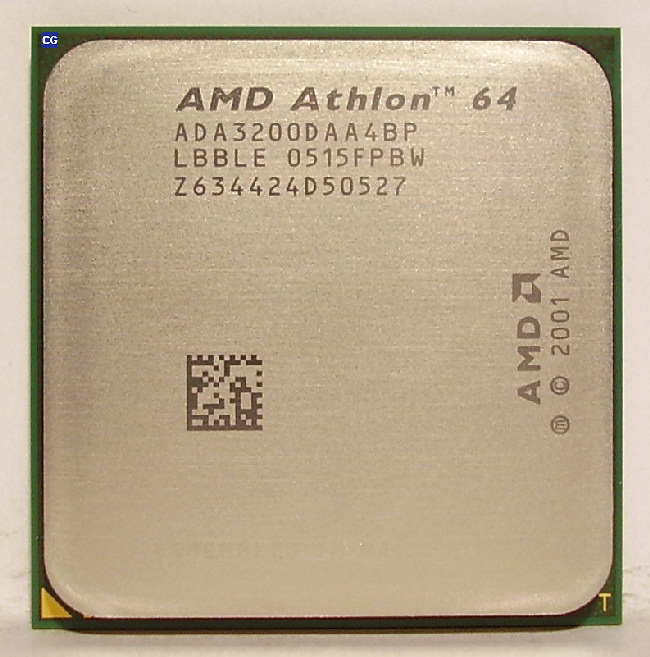 AMD K8 Athlon 64 3200+ - ADA3200DAA4BP / ADA3200BPBOX Information | cpu ...