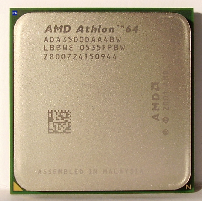 AMD K8 Athlon 64 3500+ - ADA3500DAA4BW / ADA3500BWBOX Information | cpu ...