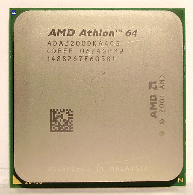 AMD K8 Athlon 64 3200+ - ADA3200DKA4CG / ADA3200CGBOX Information | cpu ...