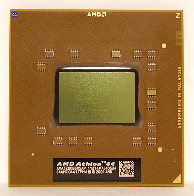 AMD K8 Mobile Athlon 64 3200+ - AMA3200BEX5AP Information | cpu-galerie.de