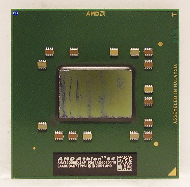 AMD K8 Mobile Athlon 64 3400+ - AMA3400BEX5AP Information | cpu-galerie.de