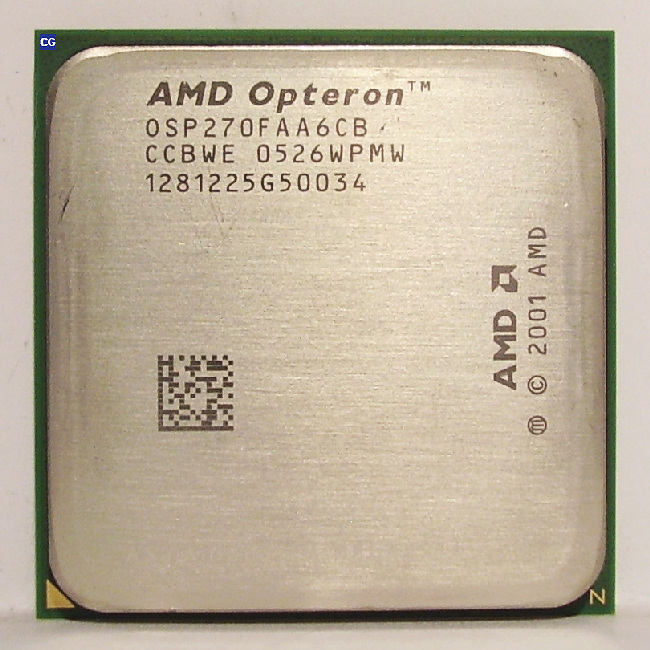 AMD K8 Dual-Core Opteron 270 - OSP270FAA6CB Information | cpu-galerie.de