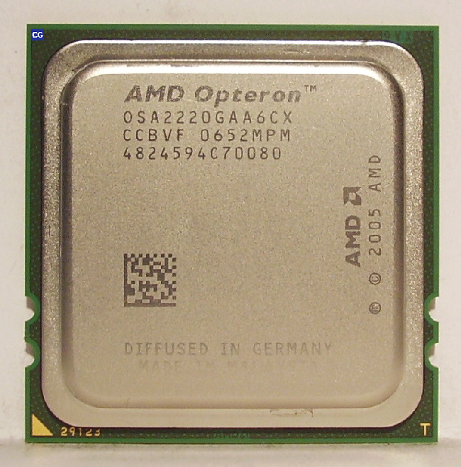 AMD K8 Second Generation Dual-Core Opteron 2220 - OSA2220GAA6CX ...