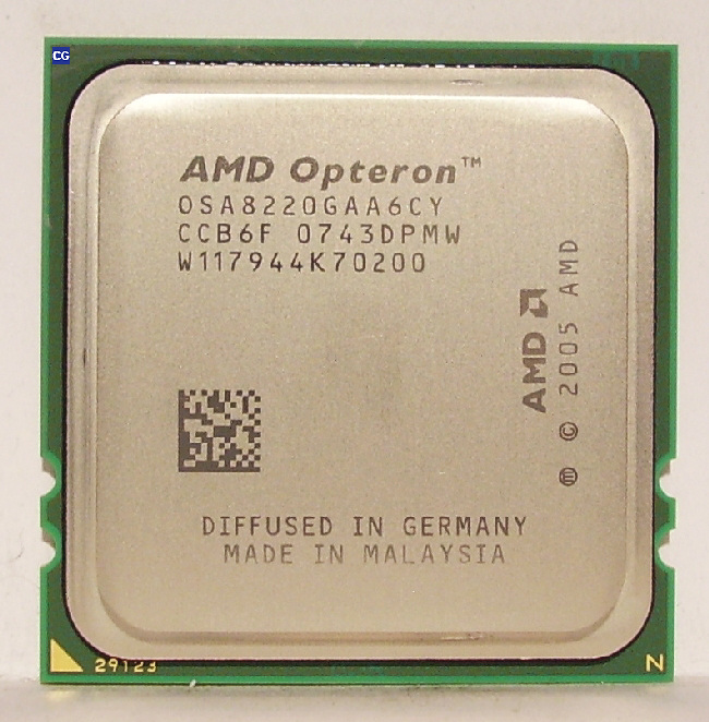AMD K8 Second Generation Dual-Core Opteron 8220 - OSA8220GAA6CY ...