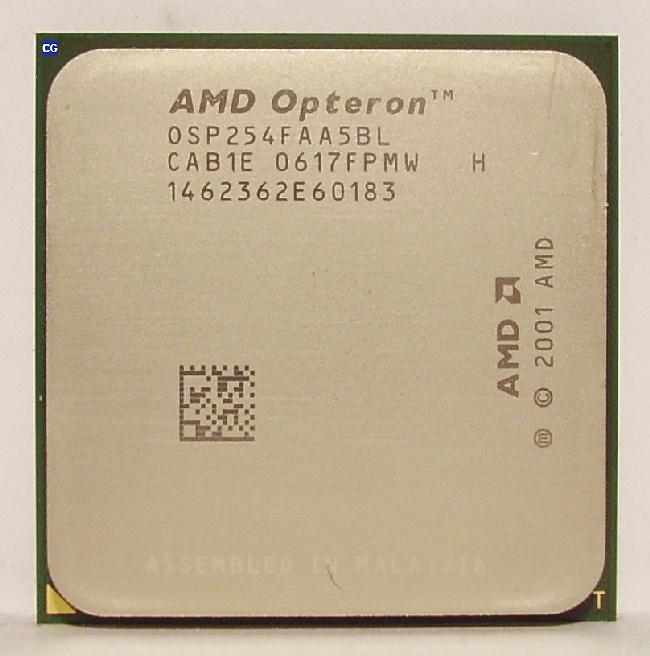 AMD K8 Opteron 254 - OSP254FAA5BL Information | cpu-galerie.de